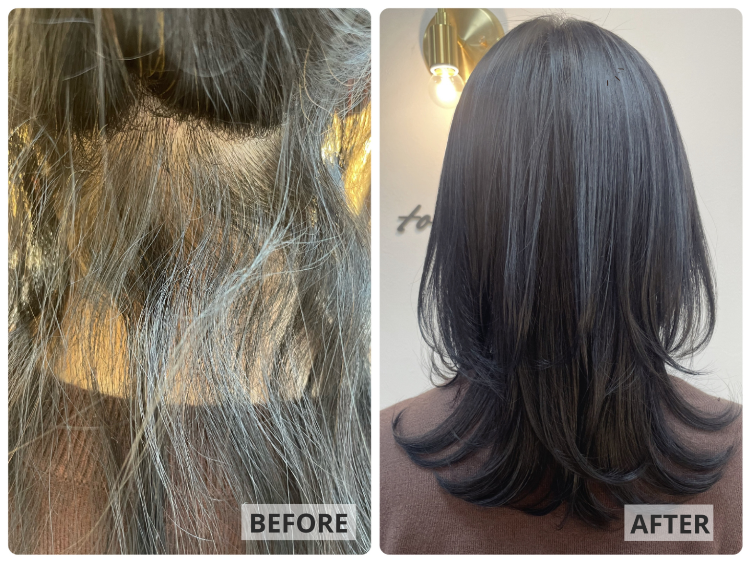広がる髪は今日で終わり 触れたくなる艶髪へ totoの髪質改善ビフォーアフター - さいたま新都心・与野 髪質改善美容室 トトヘアー